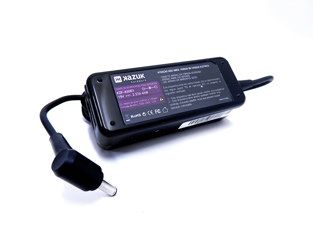 FONTE NOTEBOOK ASUS 19V 2.37AA (CARREGADOR) KAZUK – FLEXLAN Informática