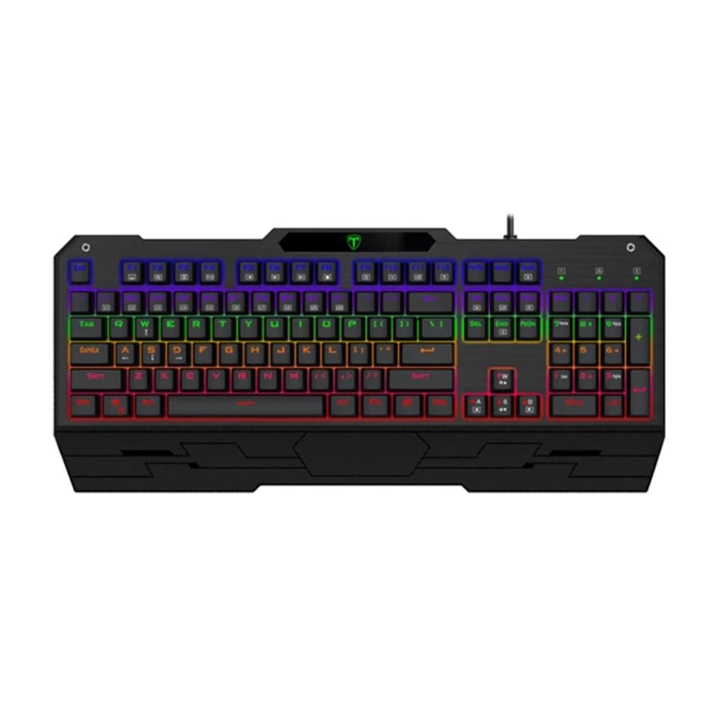 TECLADO GAMER MECANICO T-DAGGER BATTLESHIP RGB SWITCH BLUE T-TGK301-BL ...