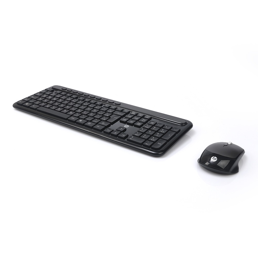 KIT TECLADO+MOUSE HP CS500 SEM FIO PRETO – 5RB19PA – FLEXLAN Informática